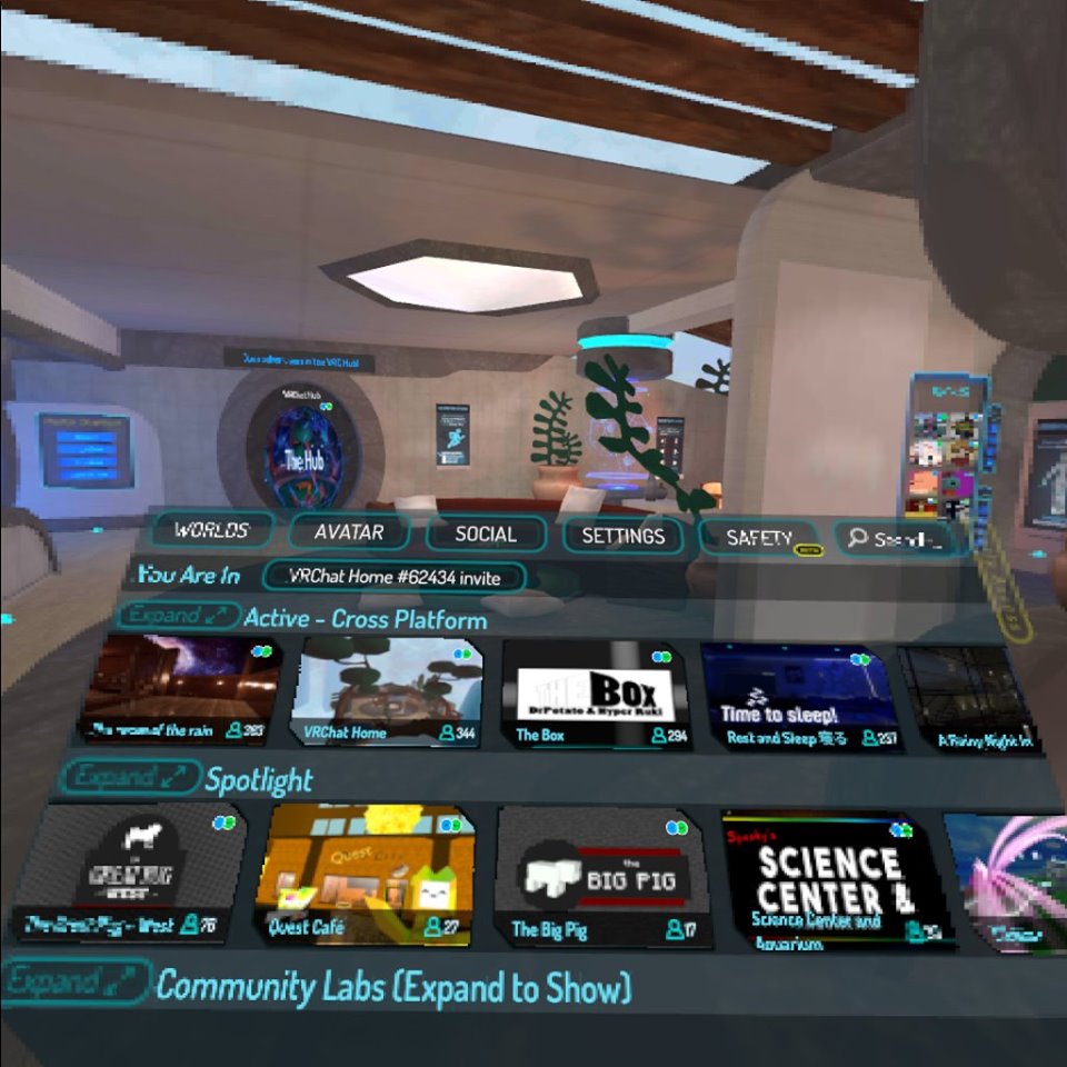 【操作法解説】VR Chat【Oculus Quest】 | ハガクレブログ